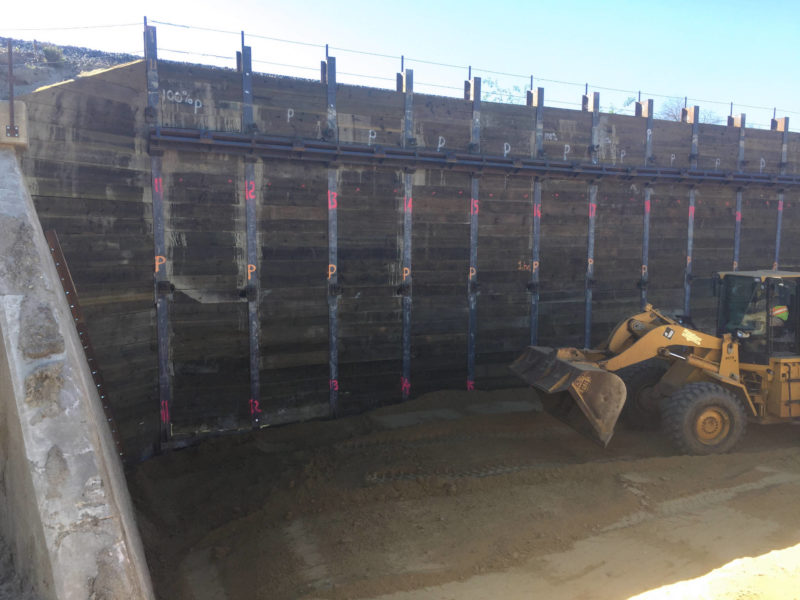 Temporary Shoring Project for Railroad Traffic & Beach Access