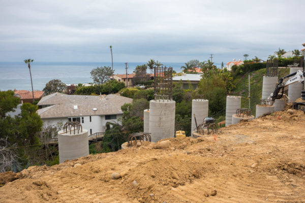 Caisson Drilling Project in La Jolla, CA | Pool & Wall Caissons