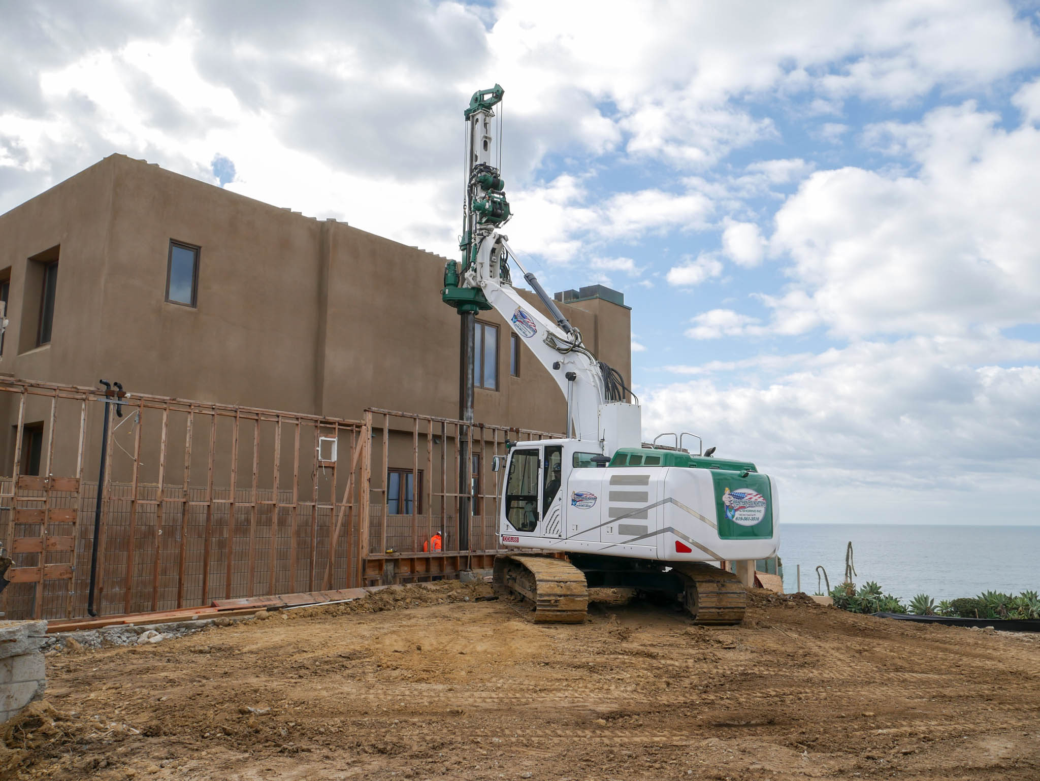 Temporary Shoring Wall for Home Remodel in La Jolla, CA
