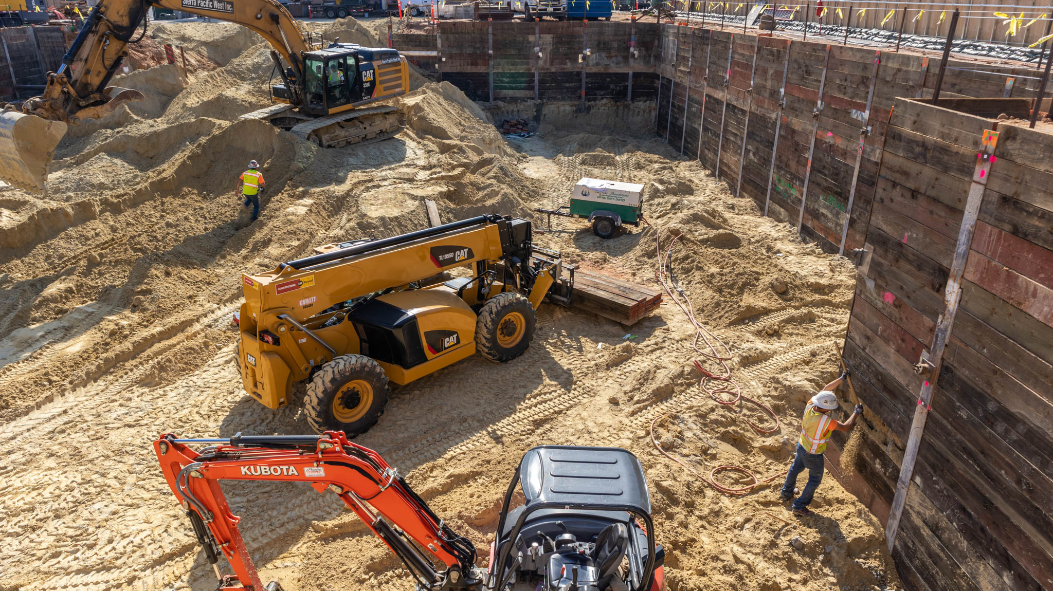 Temporary Shoring System at Scripps Mercy Center, San Diego
