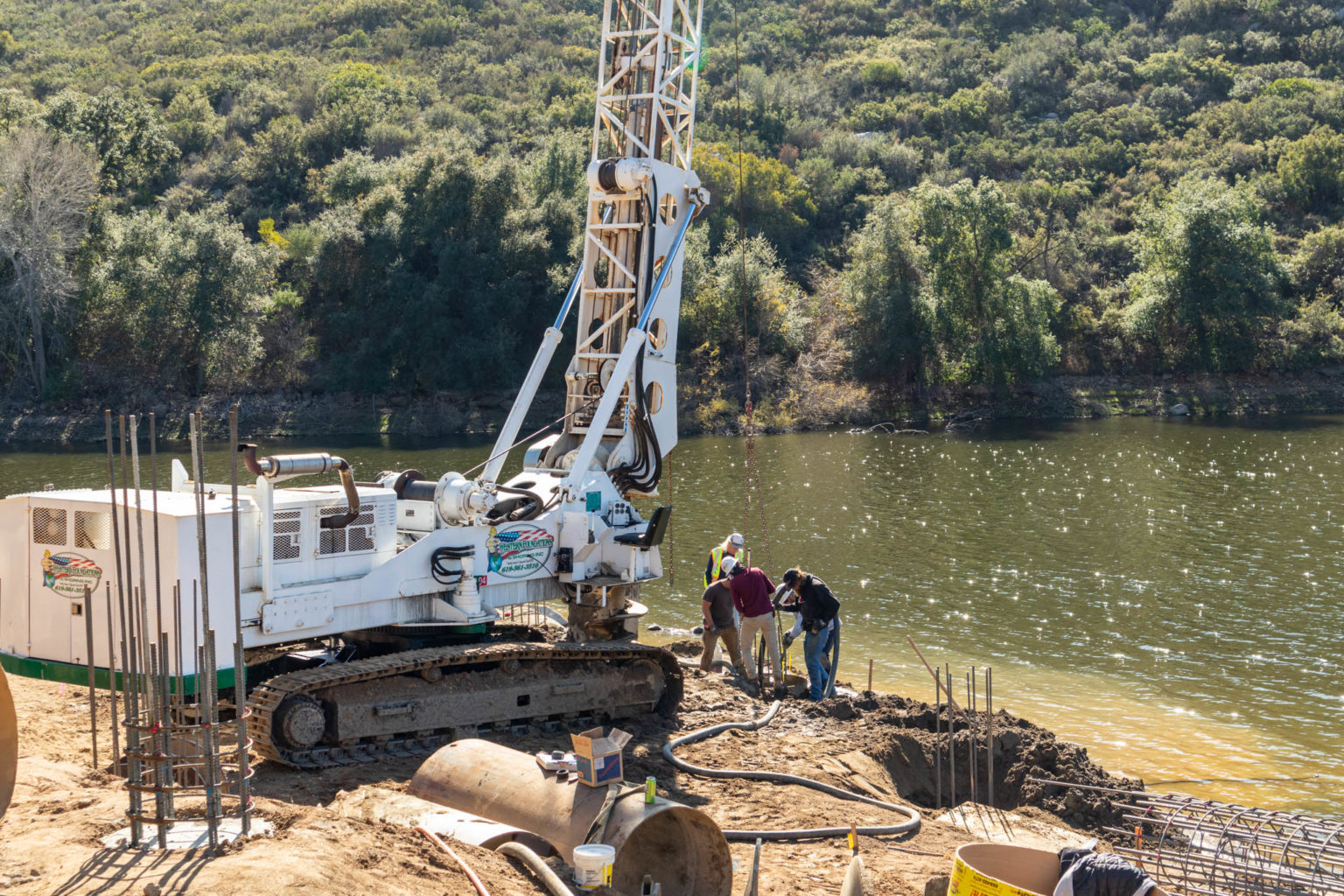 Lakeside Caisson Drilling Project in Alpine, CA | Pool Caissons
