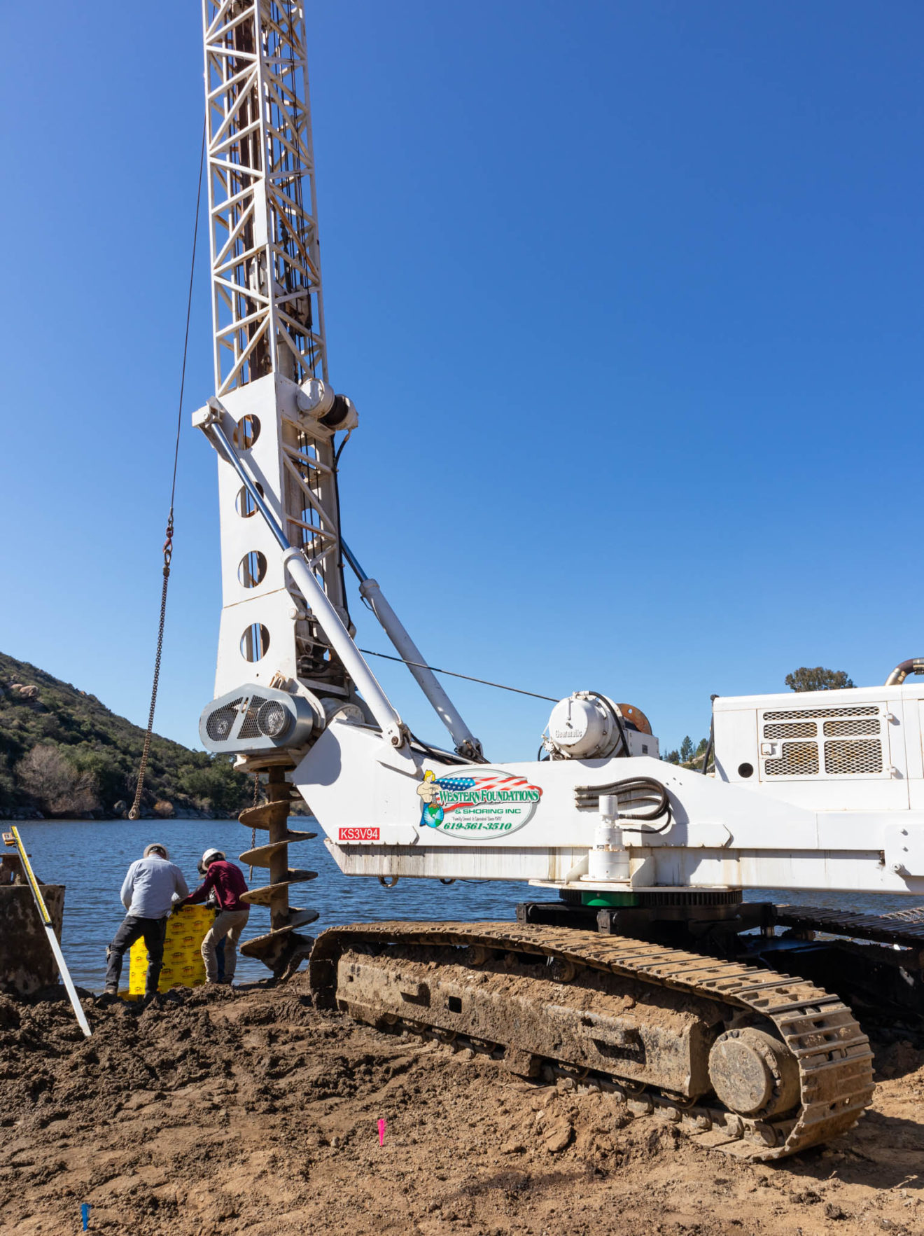 Lakeside Caisson Drilling Project in Alpine, CA | Pool Caissons