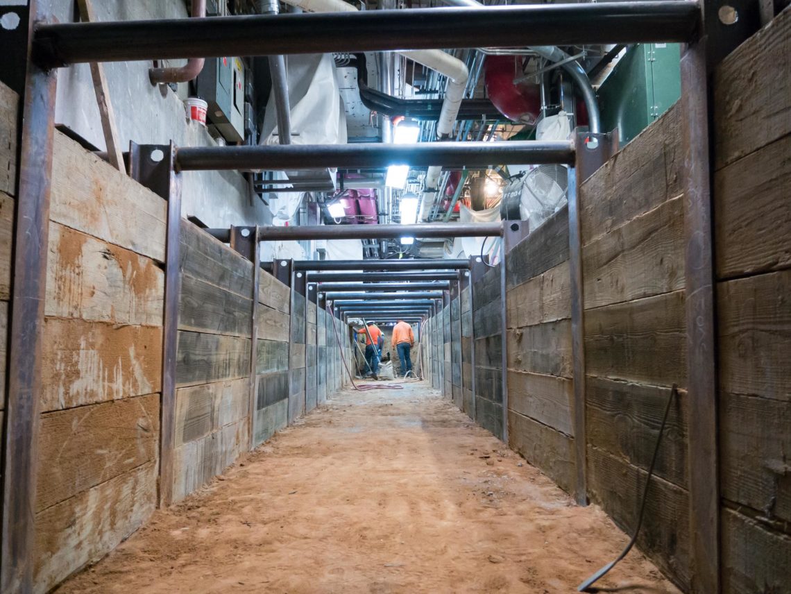 Temporary Shoring Installation for UCSD in San Diego, CA