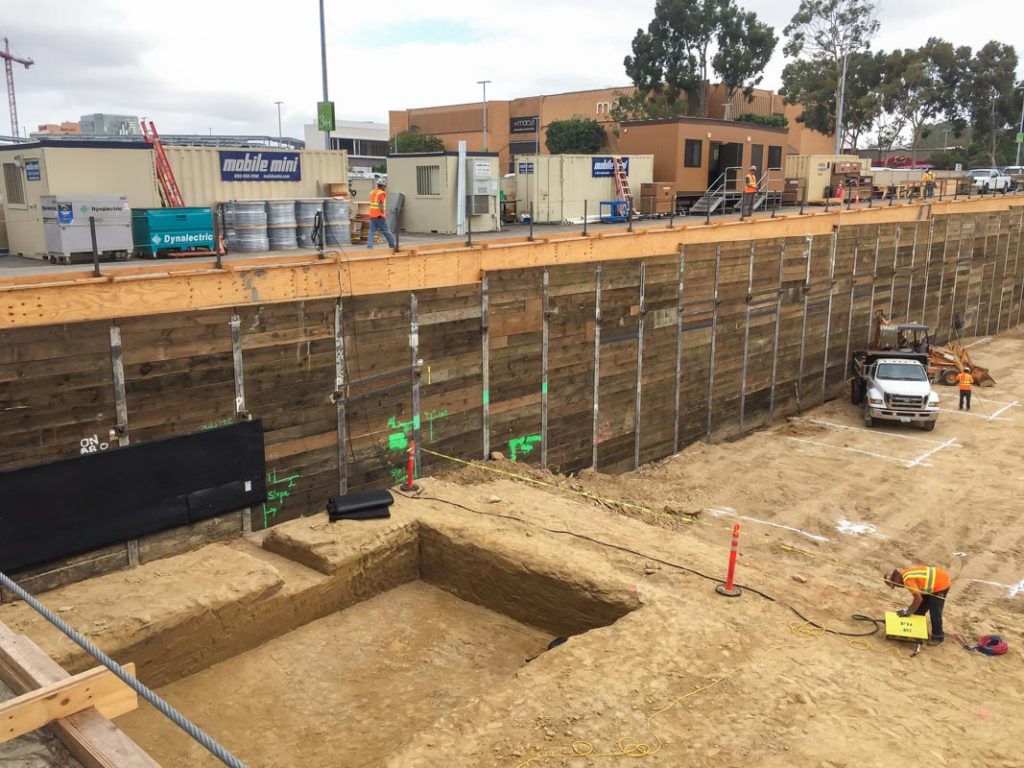 Temporary Shoring Construction Project in San Diego, CA